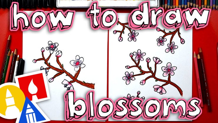How To Draw Cherry Blossoms