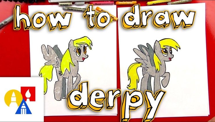 How To Draw Derpy Hooves From My Little Pony | Art For Kids Hub