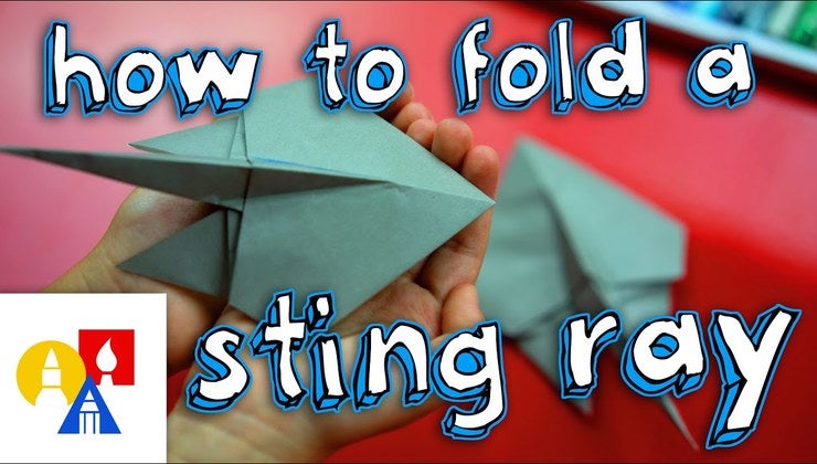 How To Fold An Origami Sting Ray
