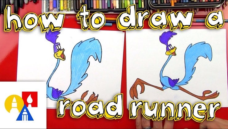 How To Draw A Road Runner