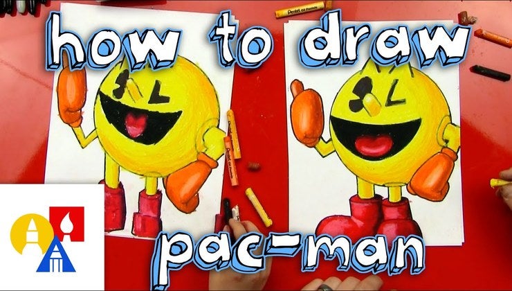 How To Draw Pacman | Art For Kids Hub
