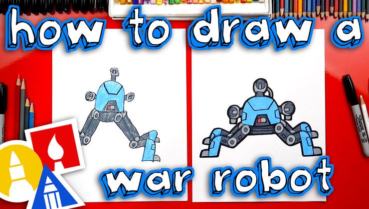 How To Draw A War Robot