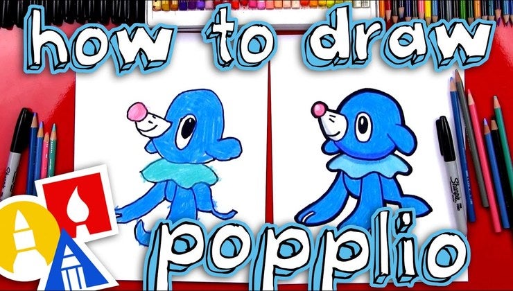 How To Draw Popplio Pokemon