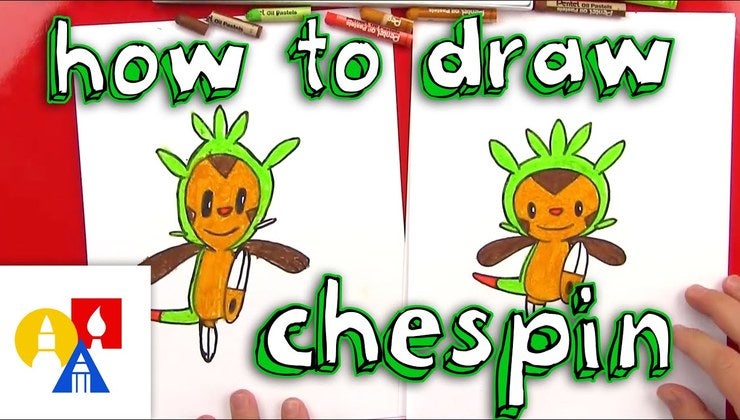 How To Draw Chespin From Pokemon