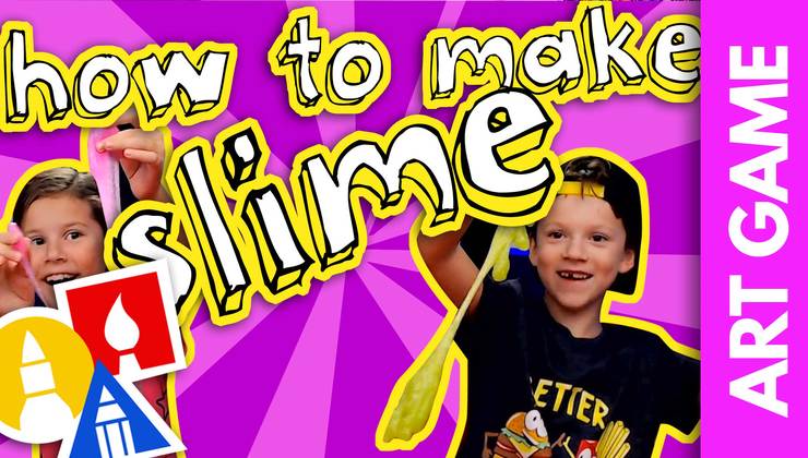 ART GAME: How To Make Slime + Slime Sculpting Challenge