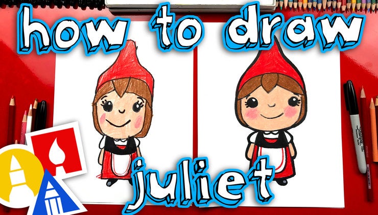 How To Draw Juliet From Sherlock Gnomes