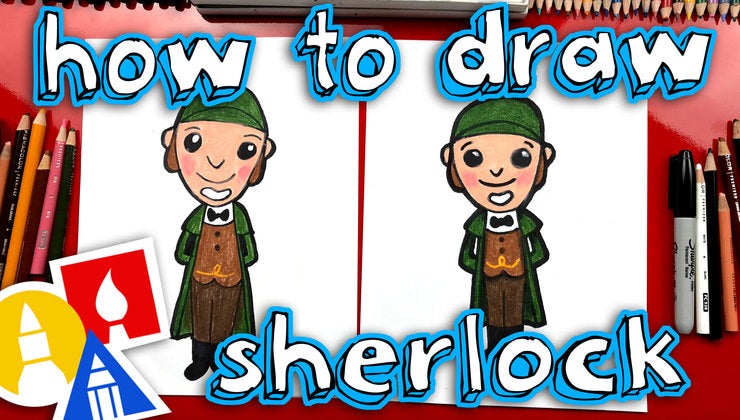 How To Draw Sherlock From Sherlock Gnomes | Art For Kids Hub