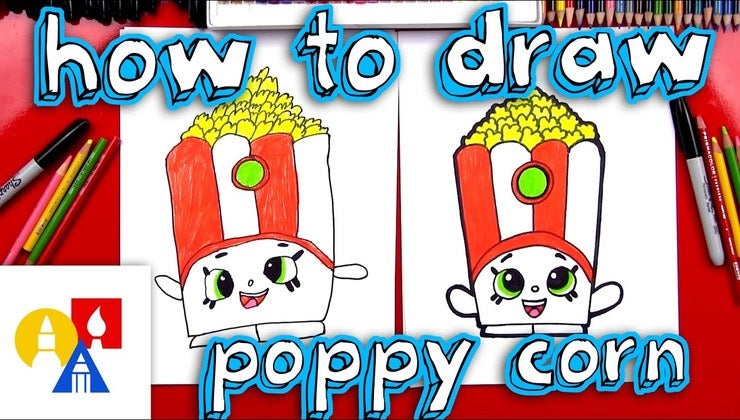 How To Draw Poppy Corn Shopkins