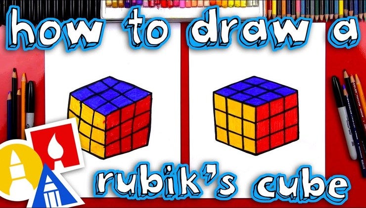 How To Draw A Rubik's Cube