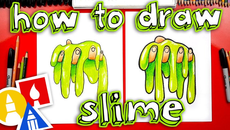 How To Draw Slime | Art For Kids Hub