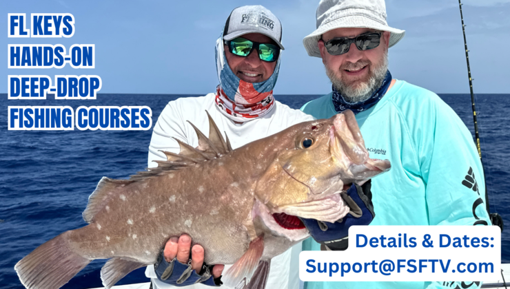 Fl Keys Deep Drop Tilefish Grouper Fishing