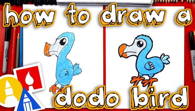 How To Draw A Dodo Bird | Art For Kids Hub