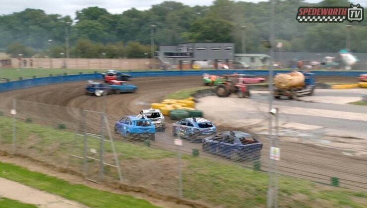 Northampton 20th July 2024 Banger Heat 1 | Spedeworth TV