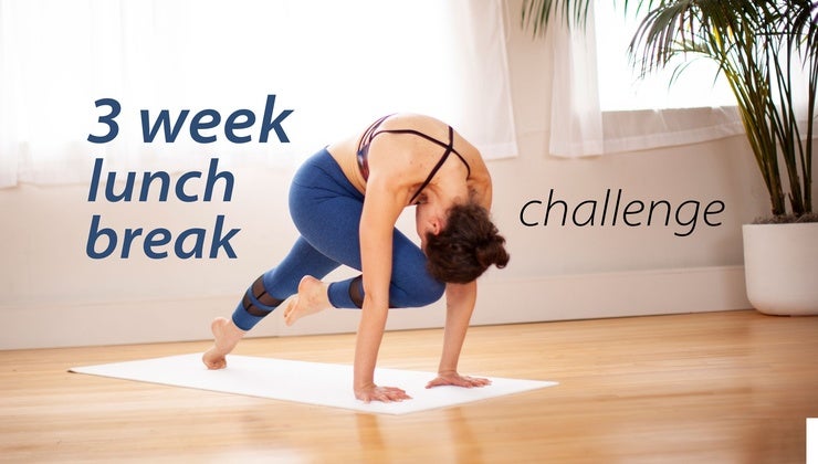 Lunch Break Yoga Challenge -YogaToday.com