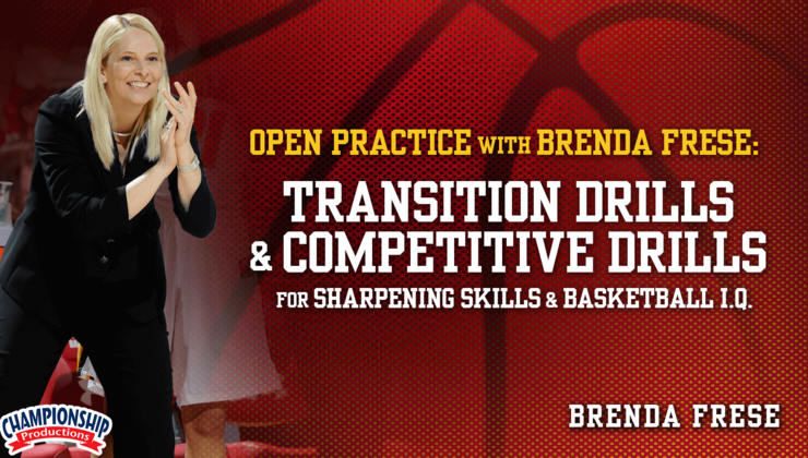 Open Practice with Brenda Frese: Transition Drills & Competitive Drills ...