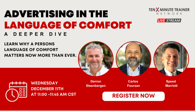 Advertising in the Language of Comfort: A Deeper Dive | LIVE
