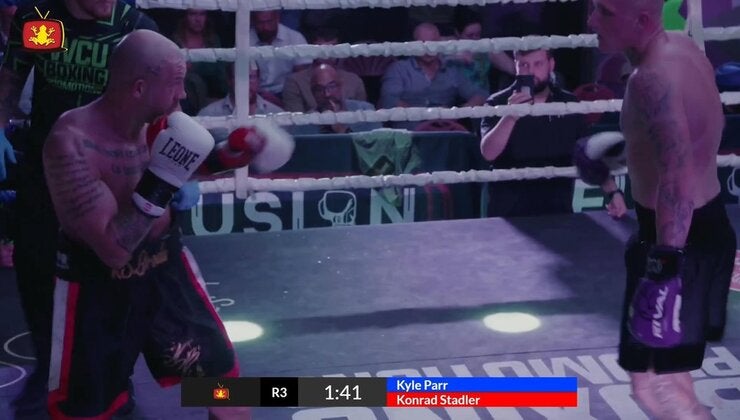 Kyle Parr Vs Konrad Stadler Boxing Bout On WCU Boxing . 20th July 2024