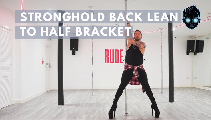 Stronghold Back Lean To Half Bracket | The Pole Wizard
