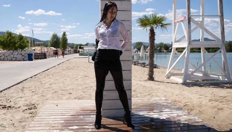 Elina's wetlook dance - T1063c5 | WAM TV