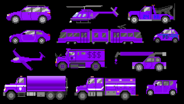 Violet Vehicles Exclusive | The Kids' Picture Show