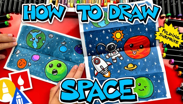 How To Draw Space Folding Surprise