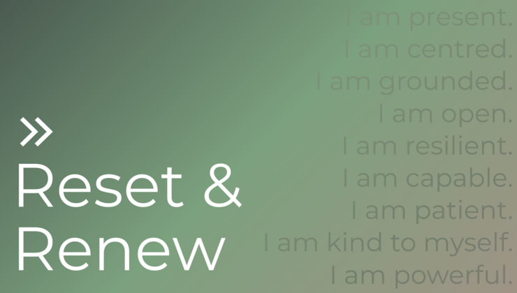 Reset & Renew 7-Day Challenge