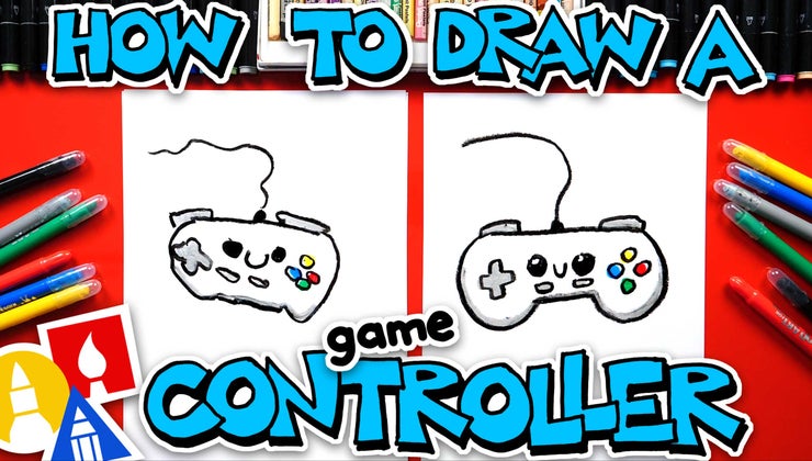How To Draw An Easy Game Controller