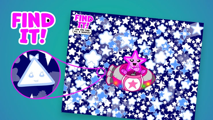 Preschool Prep Kids Club | Find It! | Meet the Shapes "Star"