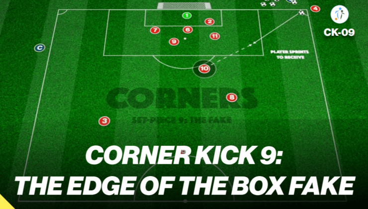 Corner Kick Routine 9: The Edge of the Box Fake