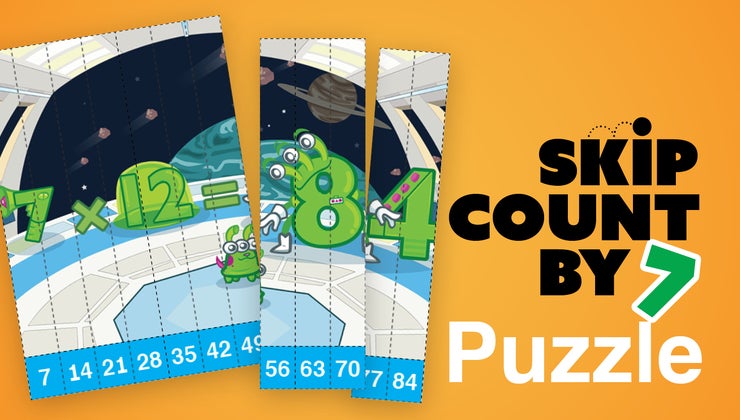 Preschool Prep Kids Club | Skip Count By 7 Puzzle | Meet the Math Facts ...