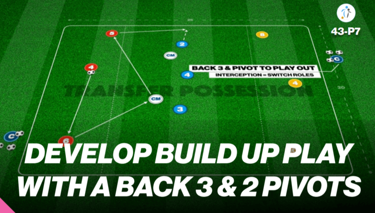 Build Up Play With a Back 3 & 2 Pivots | 43-P7