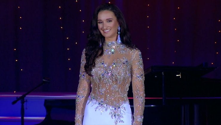 Madison Horner - Evening Wear with Princess - Wednesday at 2018 Miss ...