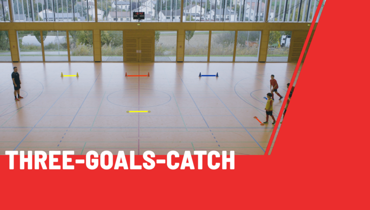 Three-Goals-Catch | Indoor Exercise | ADVANCE.FOOTBALL