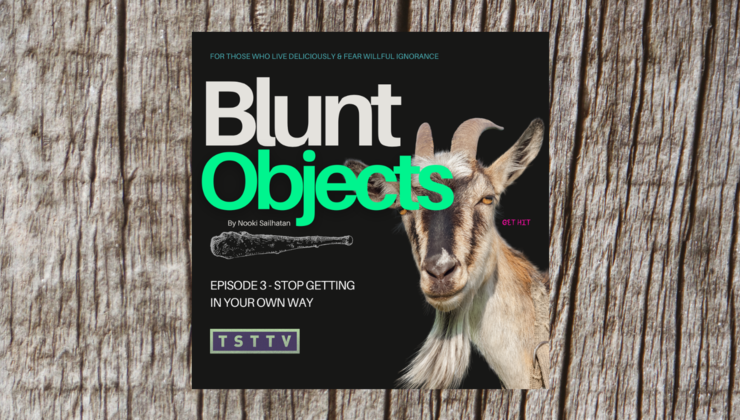 Episode 3 - Stop getting in your own way - Blunt Objects
