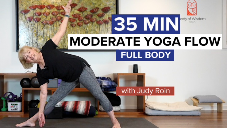 35 Min. Moderate Yoga Flow | Body Of Wisdom Yoga