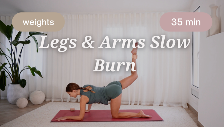Legs & Arms Slow Burn: 35-Minute Strength Workout