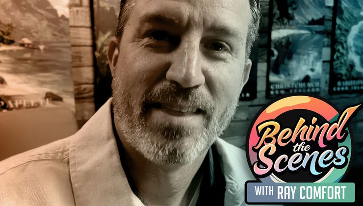 Behind the Scenes with Ray Comfort: Almost hit in the head by Golfball