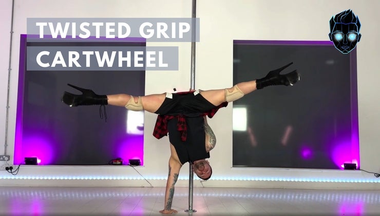 Twisted Grip Cartwheel | The Pole Wizard