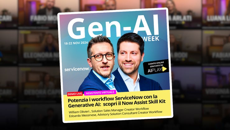Potenzia i workflow ServiceNow con la Generative AI: scopri il Now ...