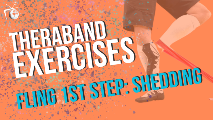 Theraband Exercises: 1st Step Highland Fling