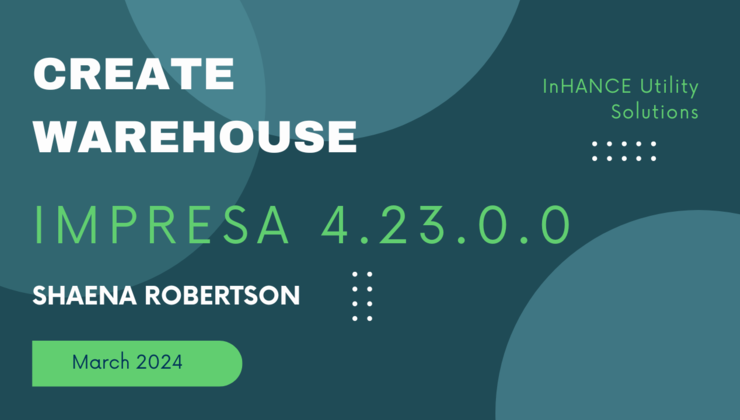Create Warehouse