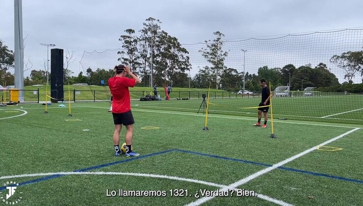 Passing 1st Touch, Defensive Drill