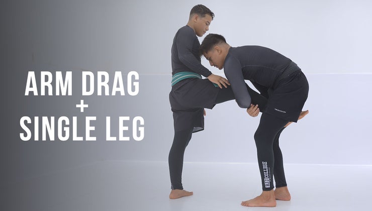 ARM DRAG + SINGLE LEG | NOGI, com o faixa preta de Jiu-jitsu, Nikolas ...