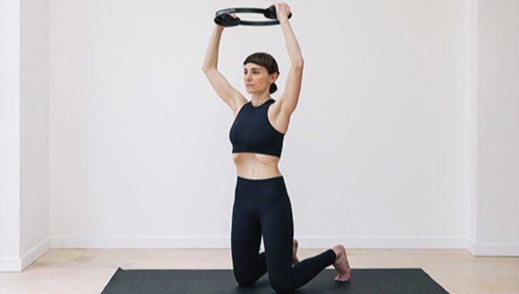 Diastasis Focus Wall Series using block and circle