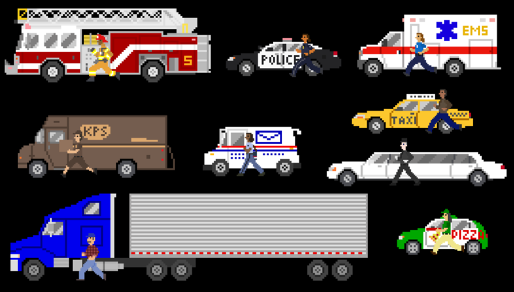 Vehicles And Drivers.Uscreen | The Kids' Picture Show