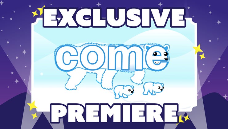 Kids Club | Exclusive Premiere | Meet the Sight Words Level 6 "come"
