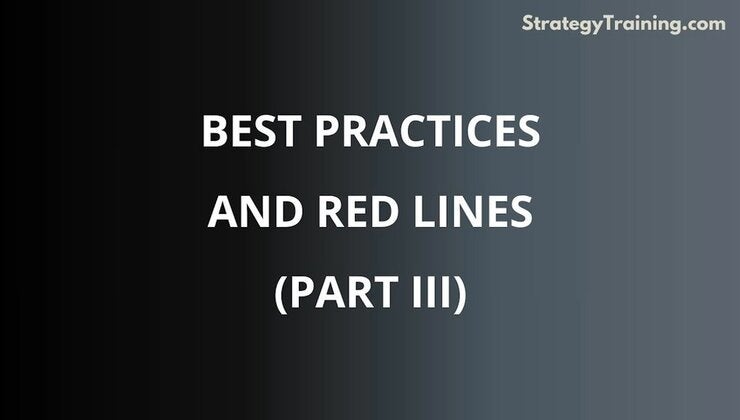 Part 3: Best practices and red lines
