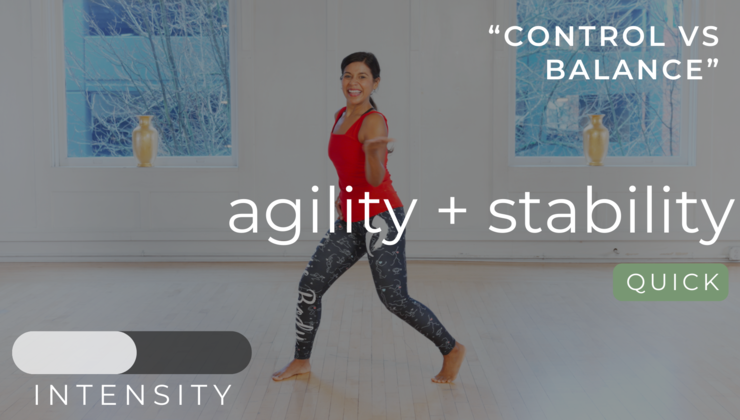 6 min Agility + Stability | "Control vs Balance" with Val...