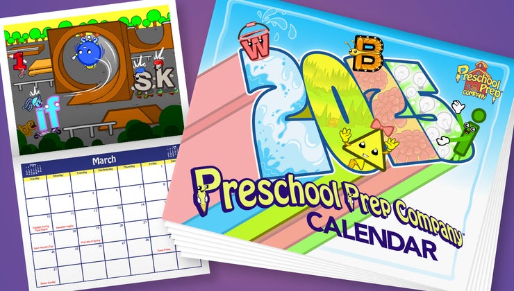 Kids Club | 2025 Preschool Prep Company Calendar