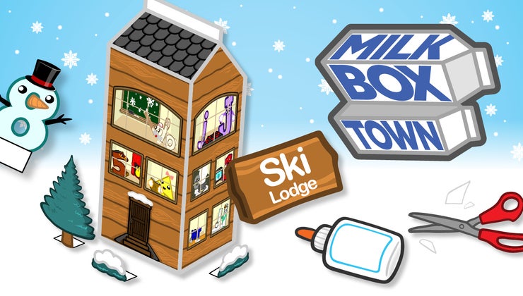 Preschool Prep Kids Club | Milk Box Town | Ski Lodge